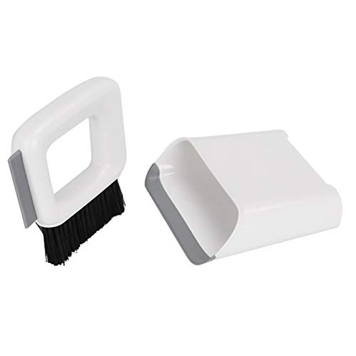 JGA JOGGING ARM Mini Dustpan and Brush Sets, Wisp Broom and Dustpan Set, Perfect Fit, Portable Handheld, for Keyboard, Bedroom, Bathroom, Kitchen Counter Camping Tent, BBQ, Coffee Table