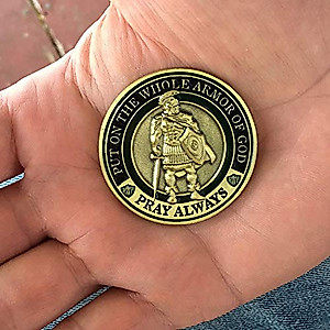 Armor of God Challenge Coin,Prayer Commemorative Coin