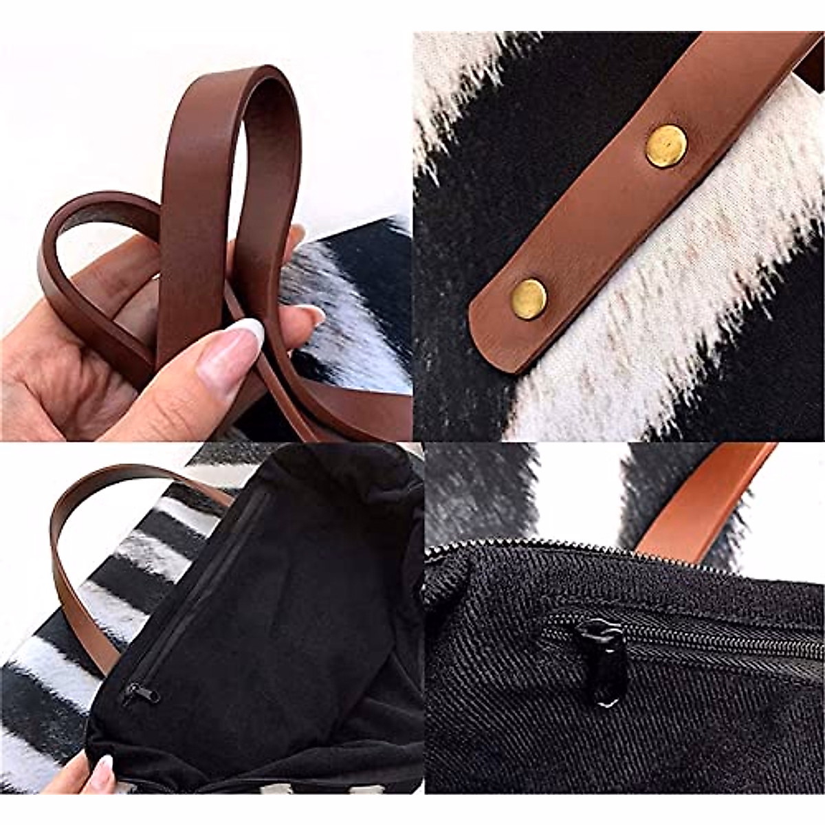 Wideasale Handbag Wallet Set for Women American Flag Overnight Bag Wood Deer Skull Oak Camo Weekender Carry on Bag Shoulder Straps Handbag Holder Clutch Travel Purse