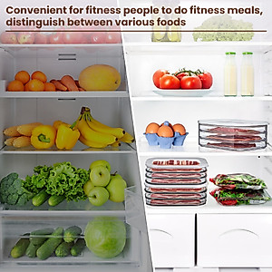Deli Meat Container for Fridge,Bacon Container for Refrigerator,Lunch Meat Container,Lunch Meat,Fish Slices,Cheese Slices,Bacon