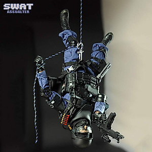 YEIBOBO ! Highly Detail Special Forces 12inch Action Figure SWAT Team (ASSUALTER)