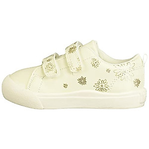 OshKosh B'Gosh Girls Lucie Sneaker, White, 8 Toddler