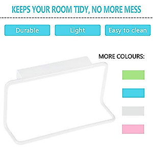 Isabelvictoria Towel Rack Bar Hanging Holder Rail Organizer Bathroom Cabinet Cupboard Hanger Kitchen Accessories Storage Rack Holder