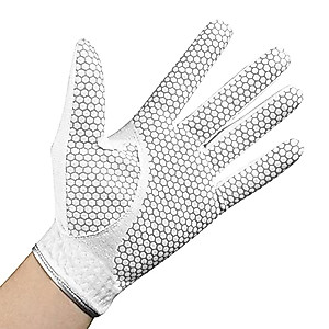 Scott Edward Mens Golf Glove, No-Slip, Breathable, Soft, Worn on Left Hand White Palm (XXL)