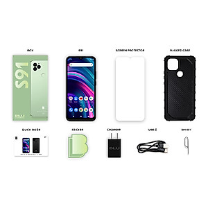 BLU S91 S0690WW 128GB Dual SIM GSM Unlocked Android Smartphone - Green