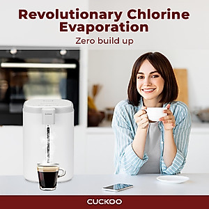 CUCKOO CWP-A501TW | Hot Water Dispenser & Warmer | Auto Dispense & Boil Dry Protection | Insulated Stainless Steel | 5 Liter