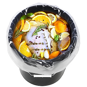 5 Gallon Bucket Liner Bags, 4Mil 12pcs 22x27.5 inches, brine bucket Food grade bucket bags for Marinading and Brining, BPA Free, Extra Heavy Duty Leak Proof, Great for Food Storage
