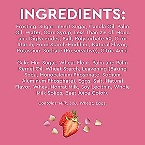 Duncan Hines Mug Cakes Strawberry Shortcake Flavored Mix with Cream Cheese Frosting, 13.3 oz