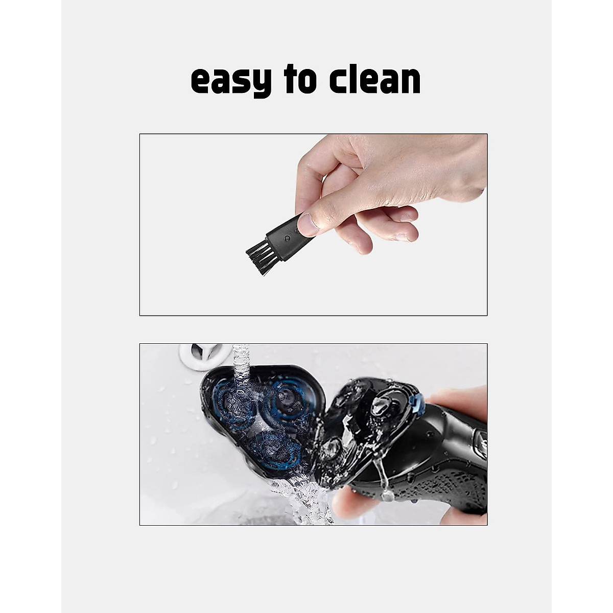 SH30 Replacement Heads for Shaver 3500 3800 2300 S3212/82 S3311/85 S1211/81, Series 3000 2000 1000 and S738, ComfortCut Shaving Heads with Durable Sharp Blade, 2 Shaver Cleaning Brushes, 12 Packs