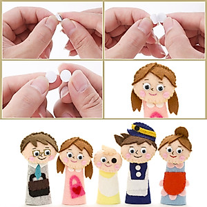 Stick on Googly Wiggle Eyes, 750Pcs Assorted Size 4-18mm Self-Adhesive Craft Eyes Wobbly Eyes Stickers DIY Craft Doll Eyes Making Accessories for Halloween,Scrapbooking (4/5/6/8/10/12/15/18 mm)