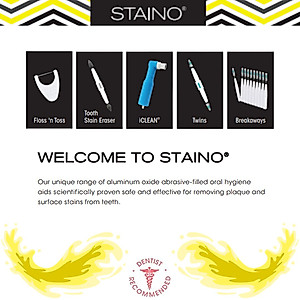 Staino Interdental Brushes Refill – Ultrafine Tapered Brush - 36 2-Brush Units/Box