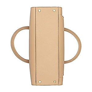 Calvin Klein Ava Saffiano Triple Compartment Hobo Shoulder Bag, RYE