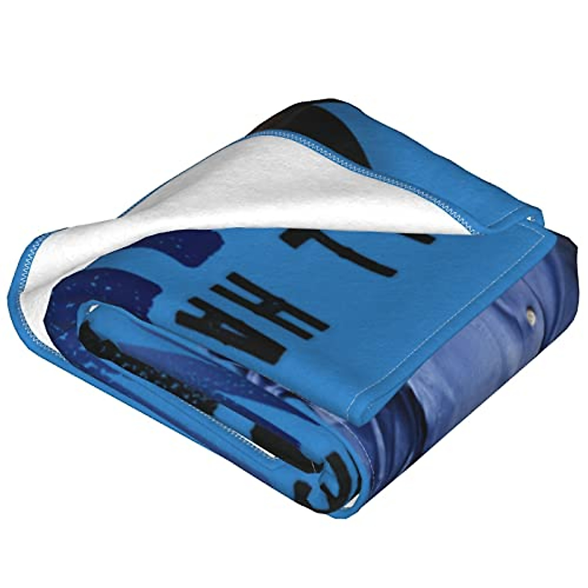 80"x60" Durable George or Strait Warm Flannel Blanket Soft Fleece Blanket Fleece Throw Quilt Summer Quilt