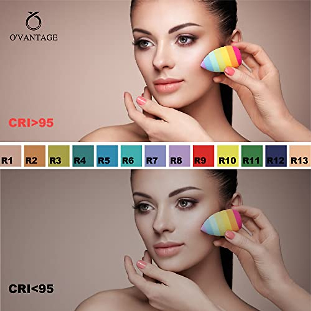 Rechargeable Lighted Wall Makeup Mirror, 2-Sided 1X 7X Magnifying, 8 Inch Lighted Wall Mount Mirror with Medical-Grade 3 Color Lights, Touch Screen Dimming, Extended Arm 360 Rotation (Chrome)