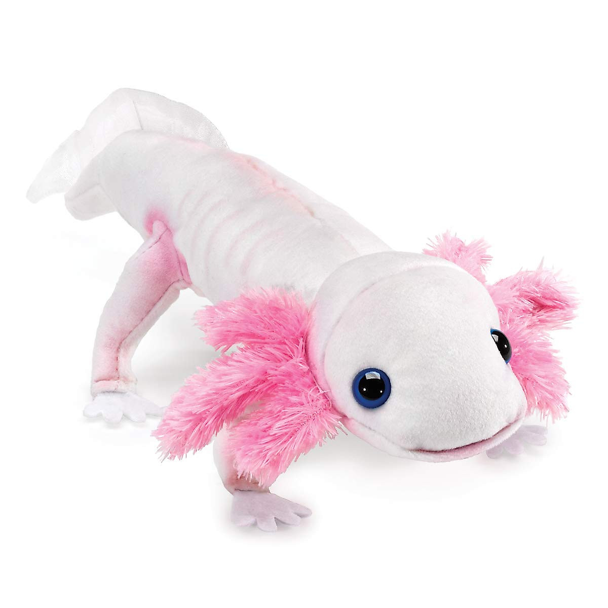 Folkmanis Axolotl for 36 months to 999 months, White, Pink