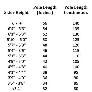 Whitewoods New Maverick Alpine Downhill Adult Alum. Ski Poles 44"-54" Green/Grey