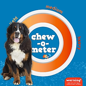 Jack&Pup Filled Dog Bones for Aggressive Chewers, 3-to-4-Inch Dog Chew Treats Dog Bone - Peanut Butter Flavor - All Natural Dog Bones Stuffed Dog Dental Treats - 4 Pack