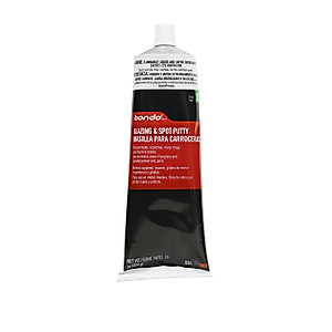 Bondo Glazing and Spot Putty, Fills Pinholes, Scratches, Minor Dings & Hairline Cracks, 16 oz, 1 Tube