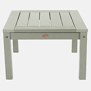 highwood Adirondack Square, Eucalyptus Counter Side Table