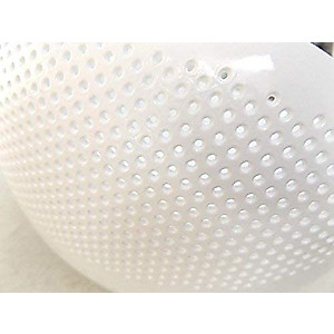 Japanese Design 4.2Qt (4L) Rice Washer Strainer Colanders for Cleaning Vegetable, Fruit, Pasta (Big, White)