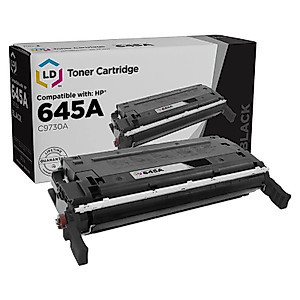 LD Remanufactured Toner Cartridge Replacement for HP 645A C9730A (Black)