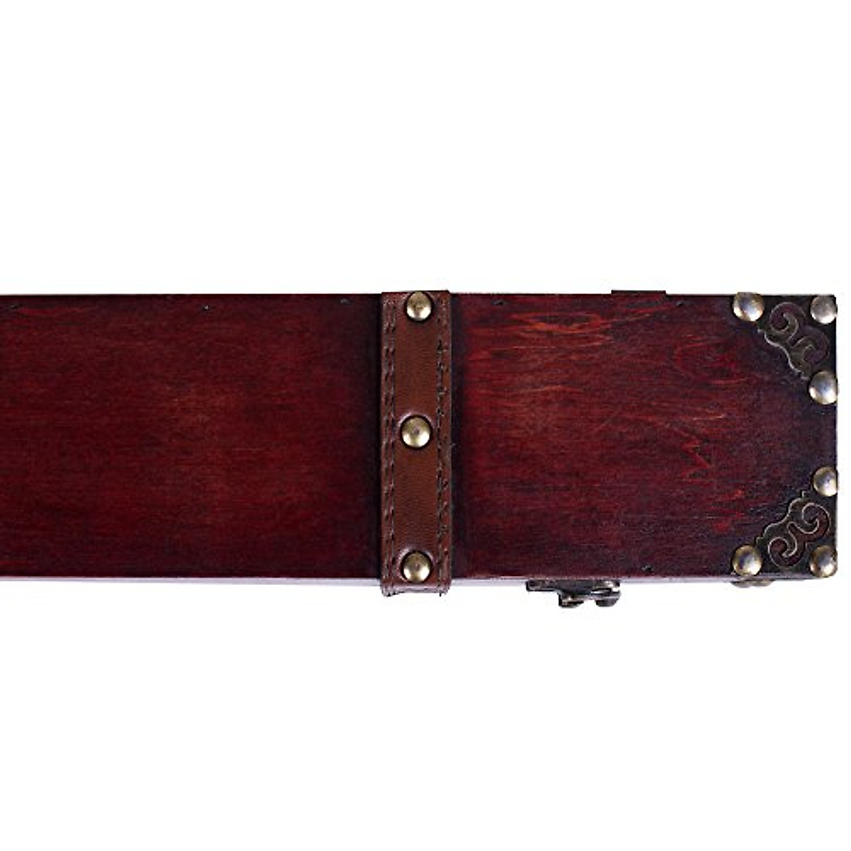 Cottage Garden Witch Wizard Handcrafted Wood Magic Wand Box, 18 inch, Mahogany