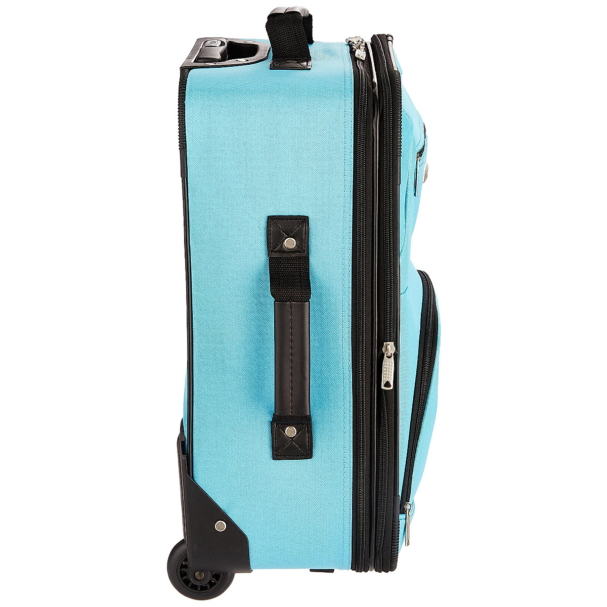 Rockland Fashion Softside Upright Luggage Set, Turquoise, 2-Piece (14/19)