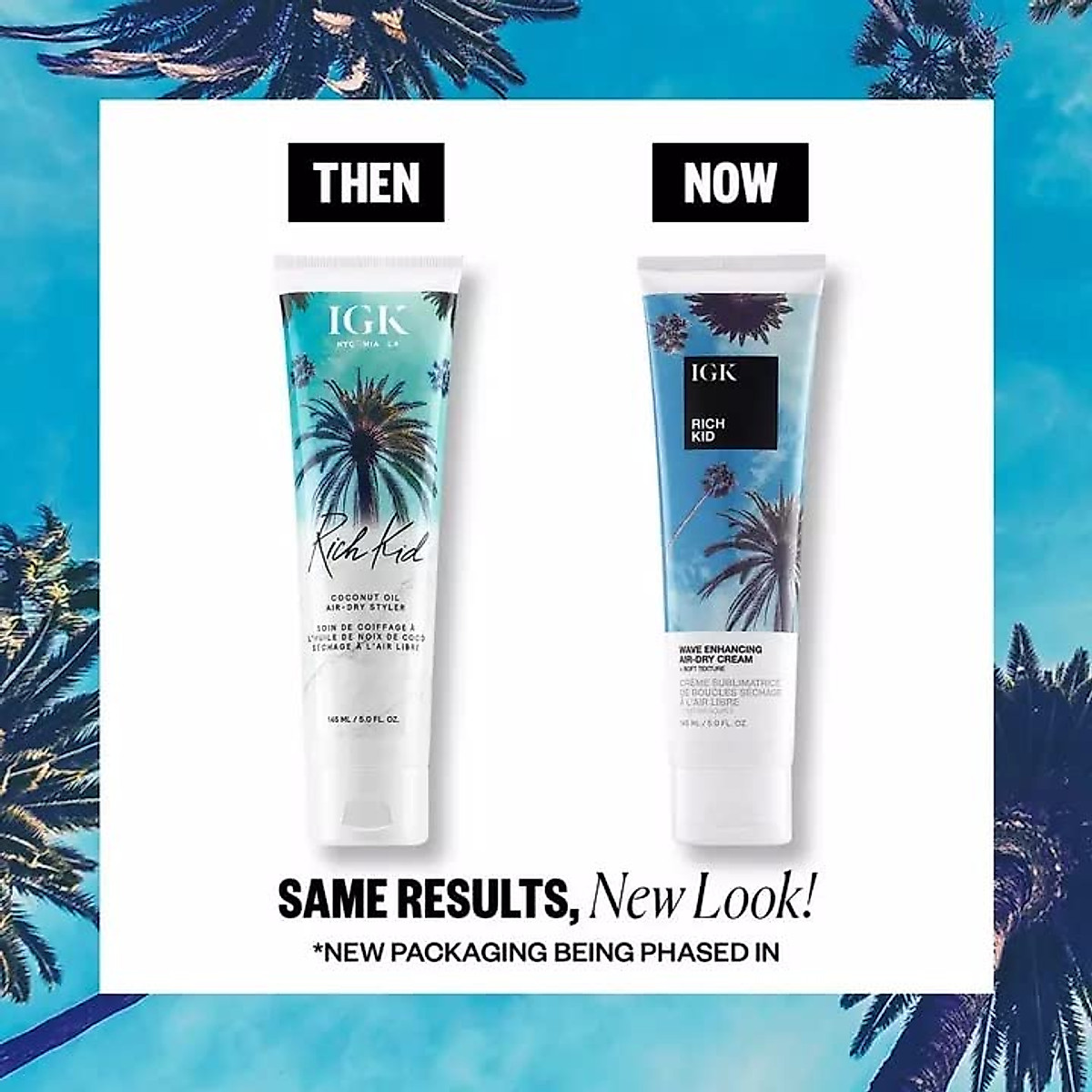 IGK Rich Kid Coconut Oil Wave Enhancing Air-Dry Cream 145 ml / 5 oz