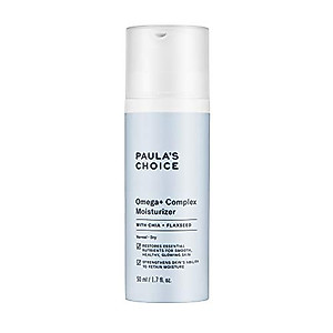 Paula's Choice Omega+ Complex Lightweight Face Moisturizer, Shea Butter & Plant Oils, Brightening Vitamin C - For Dry & Sensitive Skin