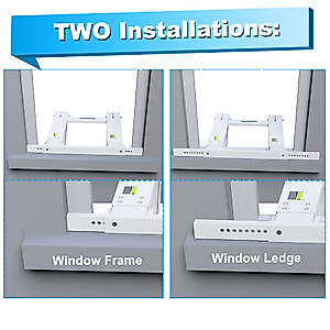 Air Jade Window Air Conditioner Bracket, Drill-Less Window AC Support Heavy Duty, Easy Installation No Drilling Required, Up to 200 lbs