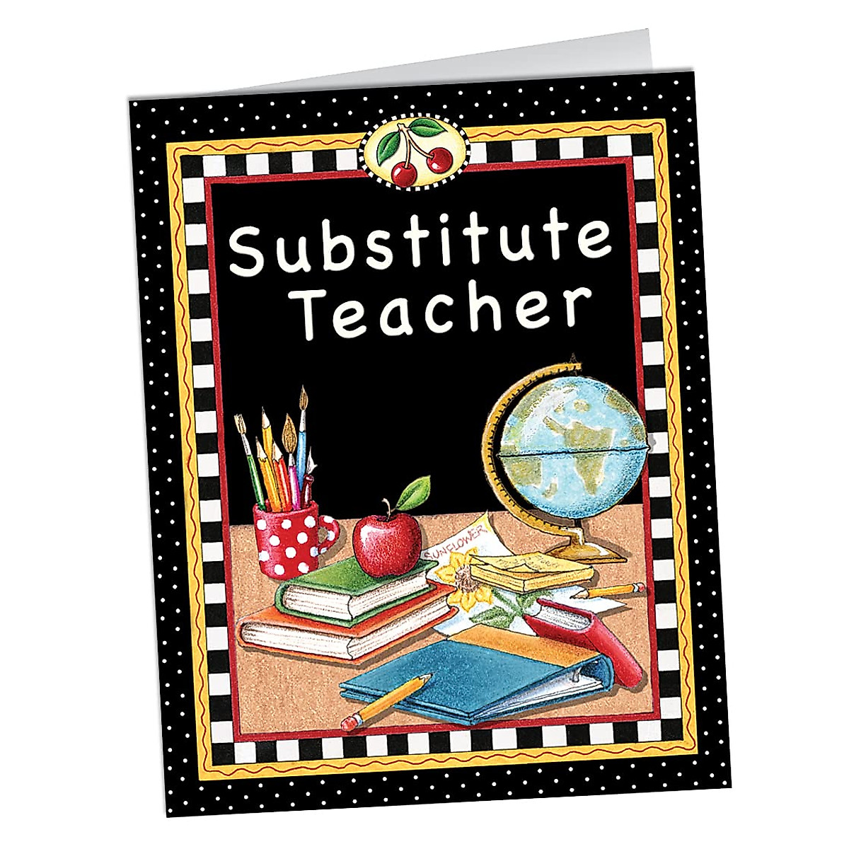 Teacher Created Resources Substitute Teacher Pocket Folder from Mary Engelbreit (4834)