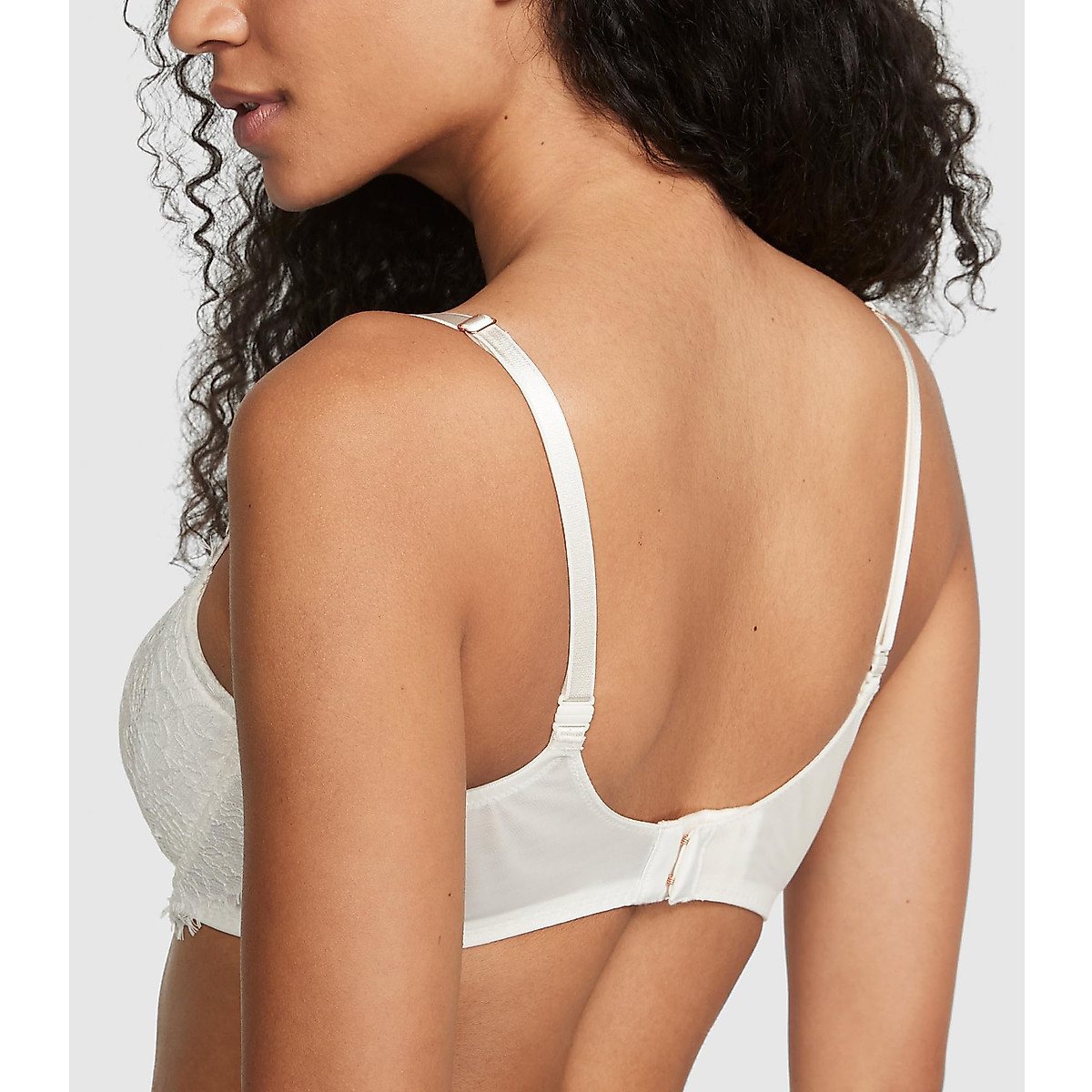 Victoria's Secret Dream Angels Wicked Unlined Lace Balconette Bra, Bras for Women, Coconut White, 36D
