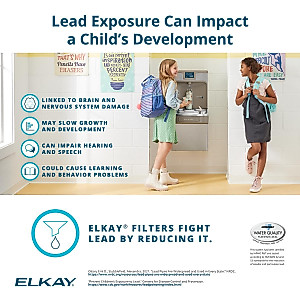 Elkay 51300C WaterSentry Plus Replacement Filter (Bottle Fillers) , White