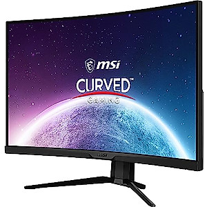 MSI MAG325CQRF QD, 31.5" Gaming Monitor, 2560 x 1440 (QHD) Rapid VA with Quantum Dot, 1 ms, 170Hz, FreeSync Premium, HDR Ready, 1000R, HDMI, DisplayPort, Tilt and Height Adjustable.