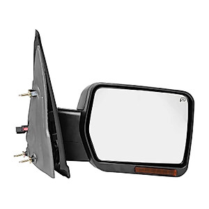 AKKON - Fits 2004 2005 2006 Ford F150 Power Heated Towing Side Mirrors [Amber Sequential LED Signal] Replacement Pair Left+Right