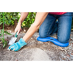 BackJoy Kneeling Pad - Knee Pressure Relief Cushion, Bath Kneeler, Gardening Mat, Construction Work, Waterproof, Lightweight & Portable (Sea Blue Color)