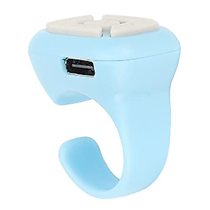 Phone Remote Control Page Turner, ABS Multifunctional BT Connection Phone Remote Control Shutter Often Used to Watch Video (Blue)