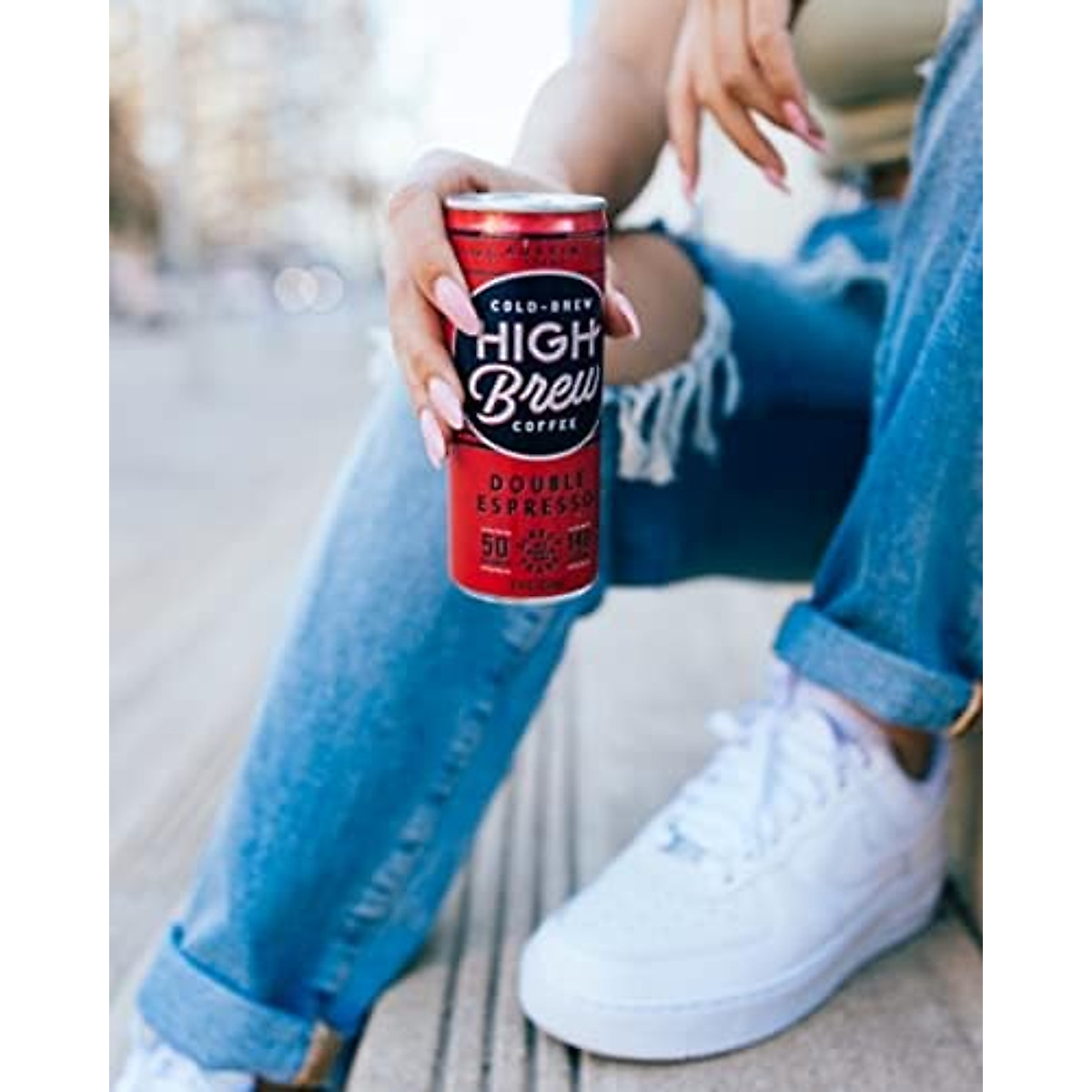 High Brew Coffee, Cold Brew, Double Espresso, 8 Fl Oz Can (Pack of 12) - Packaging May Vary