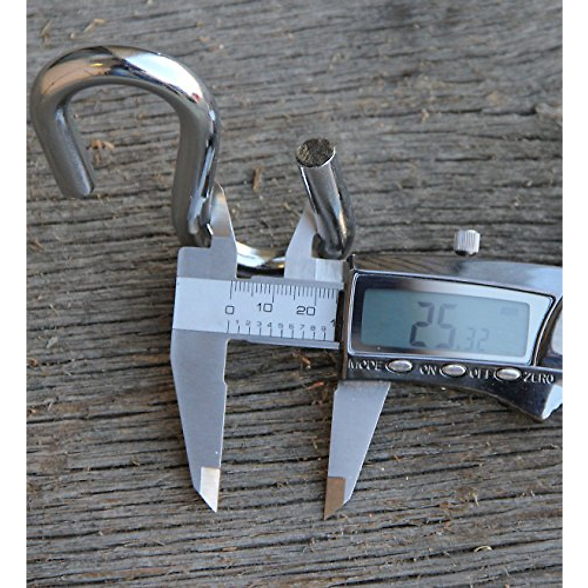 WALLNITURE Premium Quality Heavy-Duty Small S Shaped Utility Hooks Chrome Finish 3.5 Inches Pack of 2