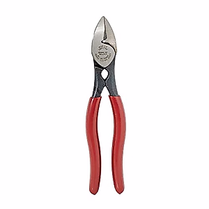 Klein Tools 1104 BX Cable Cutter and All-Purpose Shears for BX Cable, Sheet Metal, Steel Strapping, Bundling Wire, with Stripping Notch