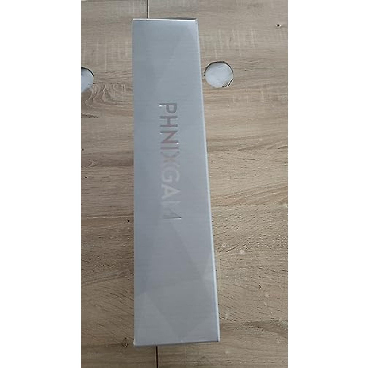 PHNIXGAM RGB Headphone Stand with 3.5mm AUX and 3 Port USB 2.0 Hub, Universal Gaming Headset Hanger Holder for Computer Gaming Gamer Accessories (White)