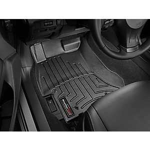 WeatherTech Custom Fit FloorLiners for Subaru Crosstrek, Impreza, XV Crosstrek, WRX, WRX STi - 1st Row (444391), Black