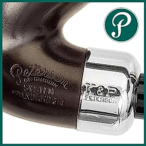 Peterson Pipes Standard Series Bent Billiard 317 Heritage Finish PLip