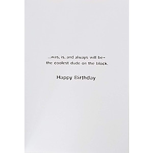 Greeting Card Pops - The Coolest Dude On The Block - Happy Birthday to Dad Father (Black African American)