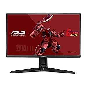 ASUS TUF Gaming 27” 1440P HDR Monitor (VG27AQGL1A) ZAKU II Edition - QHD (2560 x 1440), 170Hz, 1ms, IPS, G-SYNC Compatible, Extreme Low Motion Blur Sync, 130% sRGB, Eye Care, DisplayPort, HDMI, USB