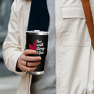 Canada Day Tumbler With Lids For Beach