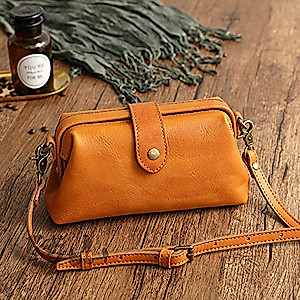 Kemstone Real Leather Small Crossbody Shoulder Bag for Women,Cellphone Bags Card Holder Wallet Purse and Handbags