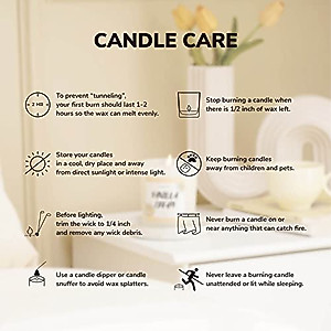 Goodpick Rose Scented Candle for Home Decor, Candle Gift for Girls, Soy Candle for Living Room, Exquisite Jar Candle, 11 oz, 50-60 Hours of Burn Time