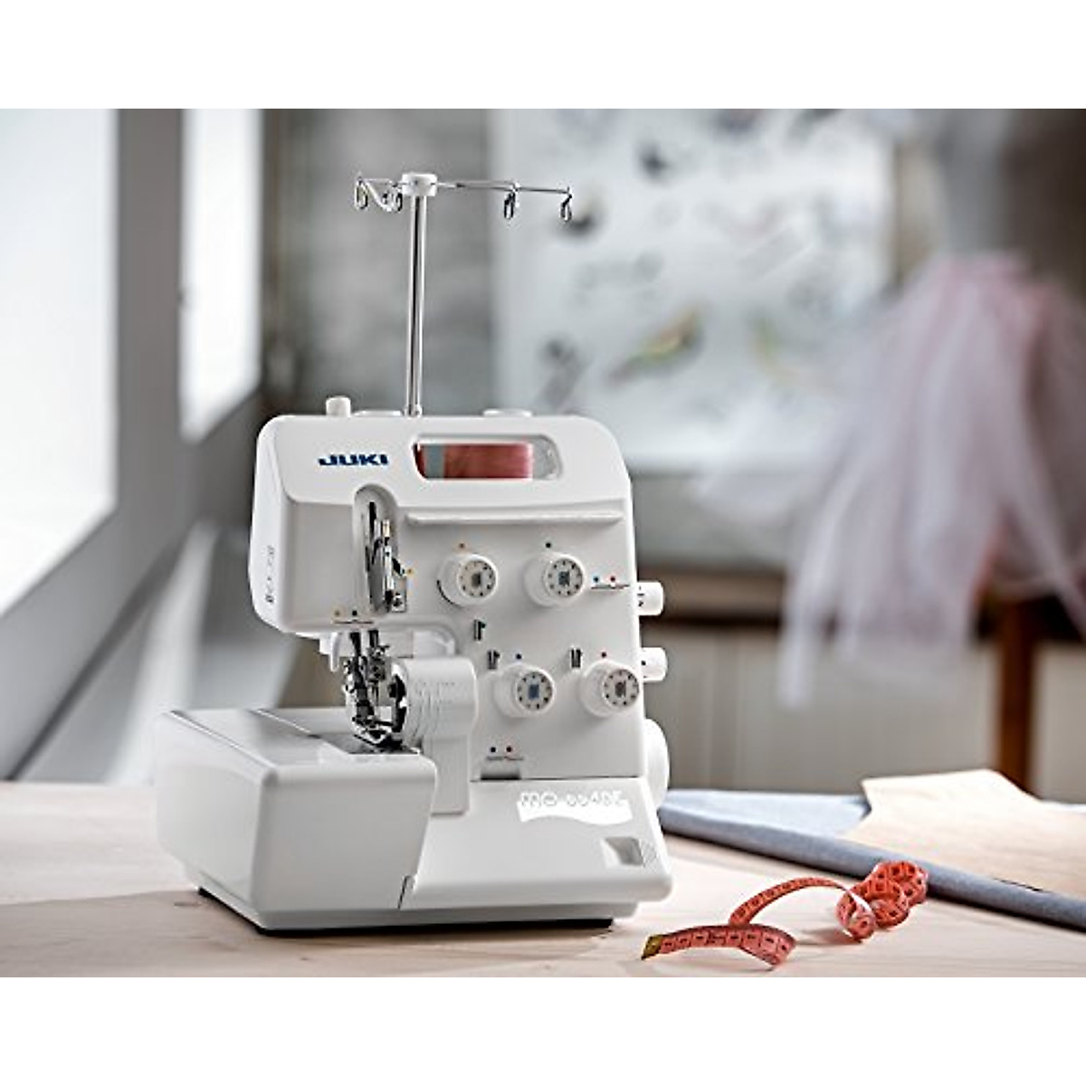 JUKI MO600N Series, MO654DE Portable Thread Serger Sewing Machine, White