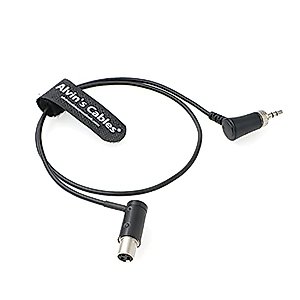 Low-Profile Audio-Cable TA3F Mini-XLR 3-Pin Female to Locking-3.5mm-TRS Right Angle for Sennheiser EK 2000| Sony UWP| Sound Devices 633 688 Balanced Output Cable Alvin's Cables